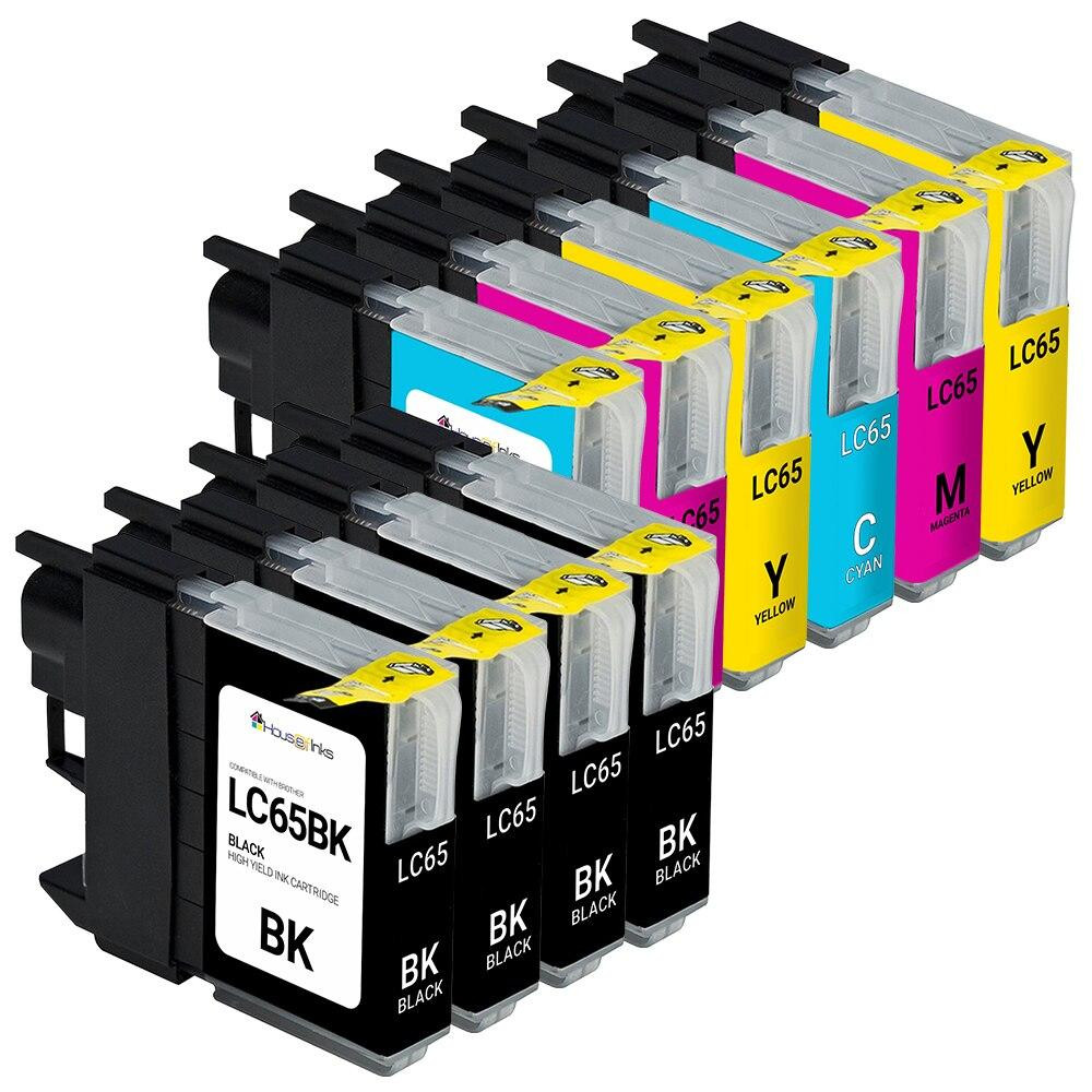 Brother LC-65 (LC65) HY Compatible Ink Cartridges 10PK (4B, 2ea. CMY ...