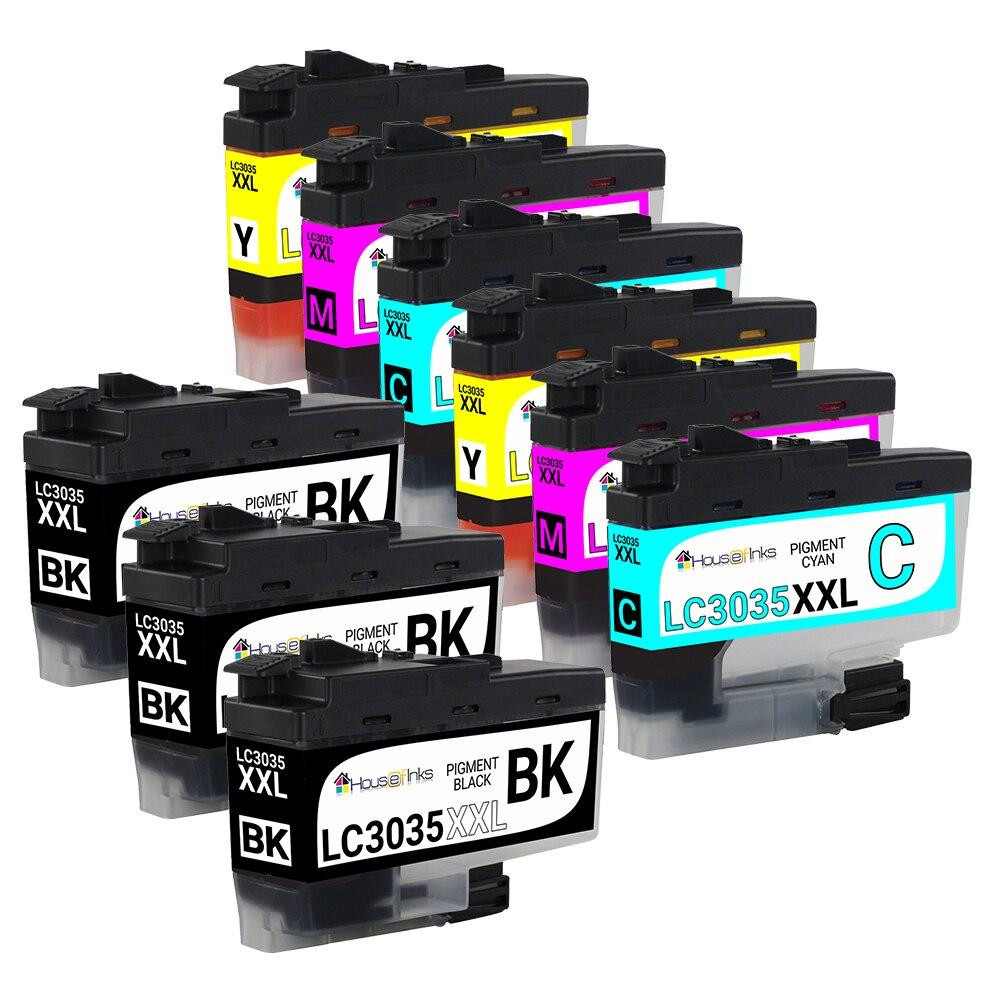 Brother LC3035 Ultra HY Compatible Ink Cartridge 9PK – 2 Sets BCMY + 1 ...