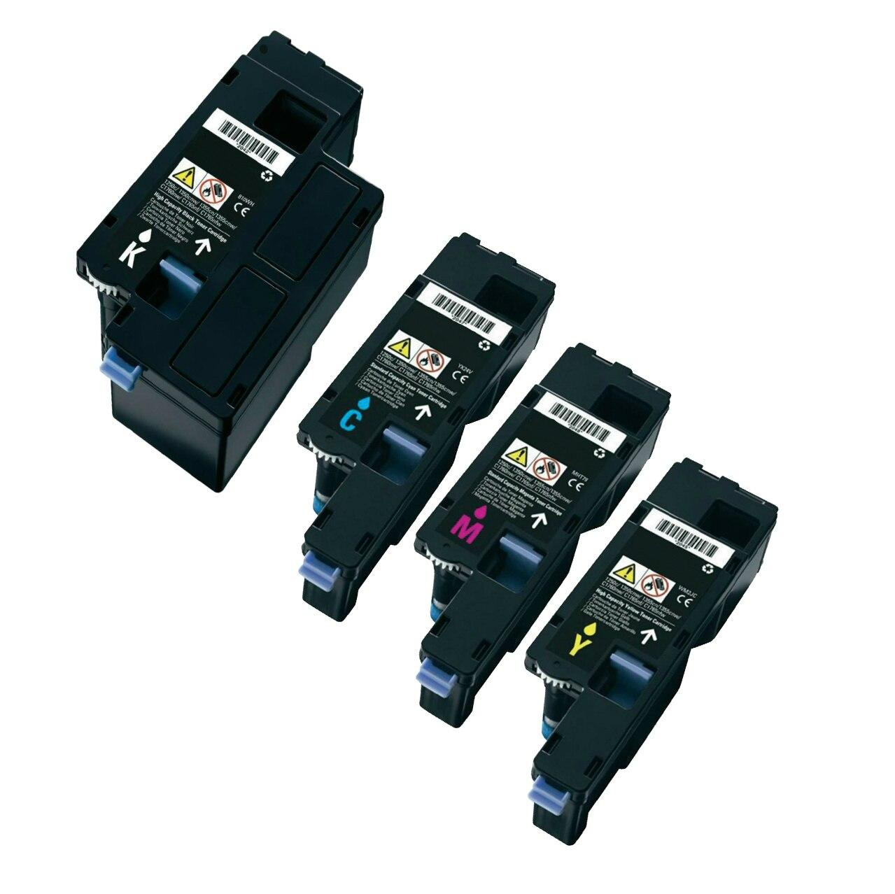 Dell 1250 HY Replacement Toner Cartridges 4PK – 1ea. BCMY Set ...