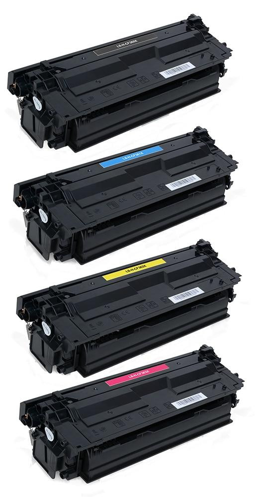 HP 508X Replacement Toner Cartridges 4PK (1ea. BCMY) Combo | Inkguides.com