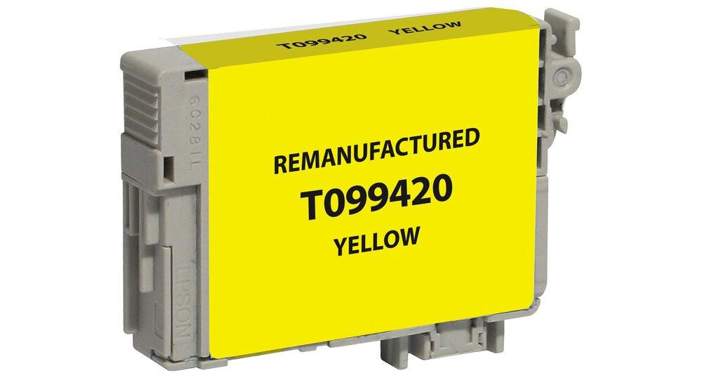 Epson 99 (T099420) Yellow Remanufactured Ink Cartridge | Inkguides.com