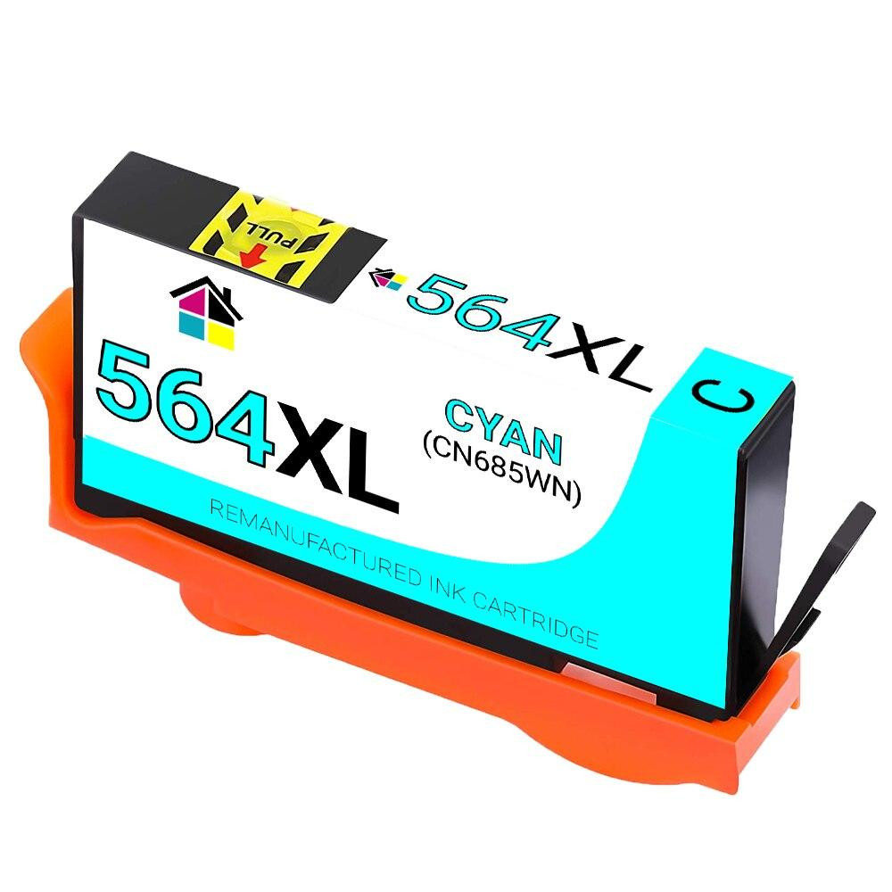 HP 564XL (CN685WN) High Yield Cyan Remanufactured Ink Cartridge ...