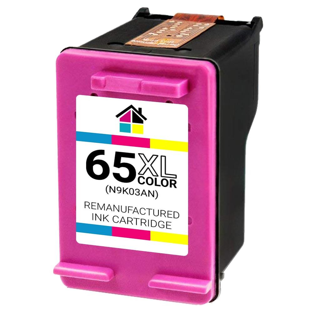 HP 65XL (N9K03AN) High Yield Color Remanufactured Ink Cartridge ...