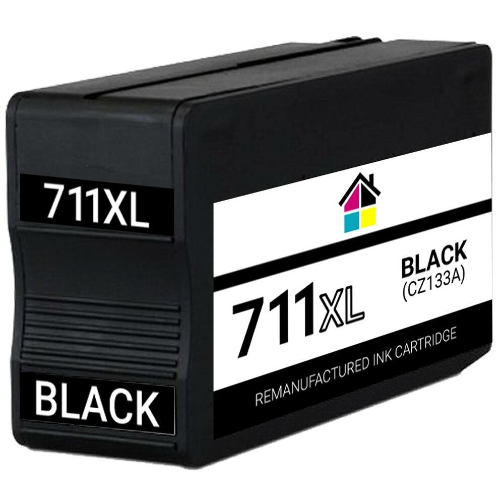 HP 711XL (CZ133A) High Yield Black Remanufactured Ink Cartridge ...