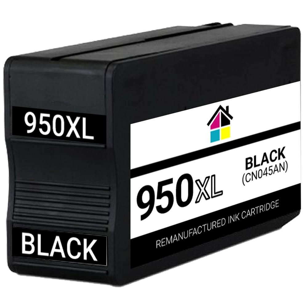 HP 950XL (CN045AN) High Yield Black Remanufactured Ink Cartridge ...