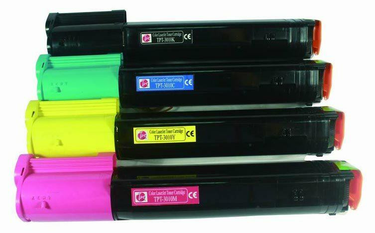 Dell 3010 High Yield Replacement Toner Cartridges 4PK (1ea. BCMY) Combo ...