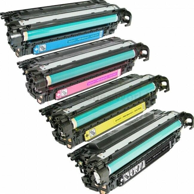 HP 507X/507A Replacement Toner Cartridges 4PK (1ea. BCMY) Combo ...