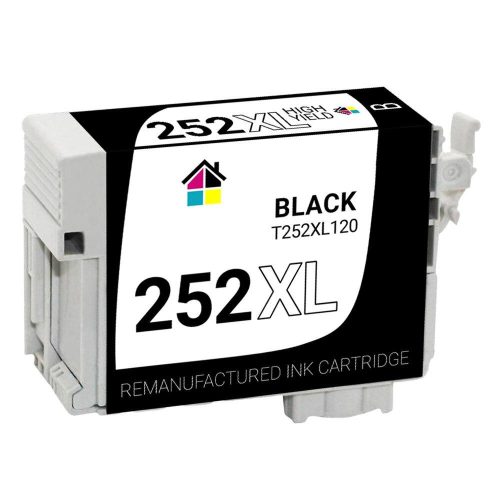 Epson 252XL (T252XL120) High Yield Black Remanufactured Ink Cartridge ...