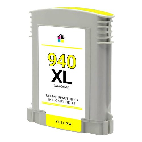 HP 940XL (C4909A) High Yield Yellow Remanufactured Ink Cartridge ...